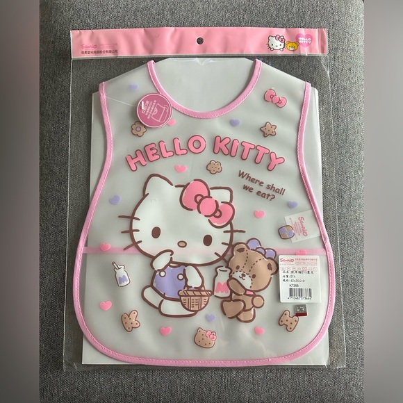 Sanrio | Accessories | Hello Kitty Waterproof Bib | Poshmark